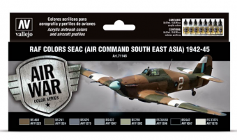 71146 Набор красок Vallejo RAF colors SEAC (Air Command South East Asia ...